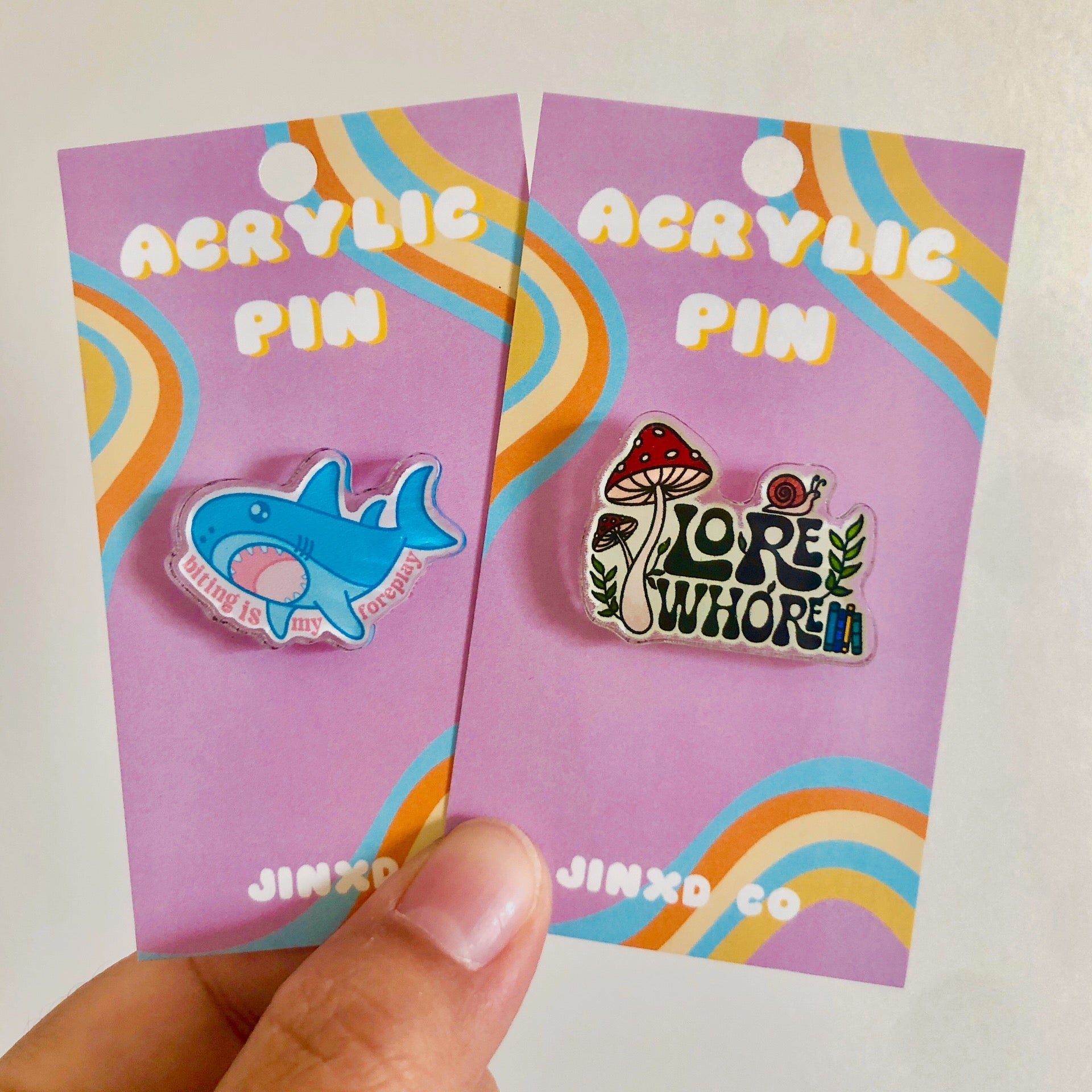 Acrylic Pins – Jinxd Co